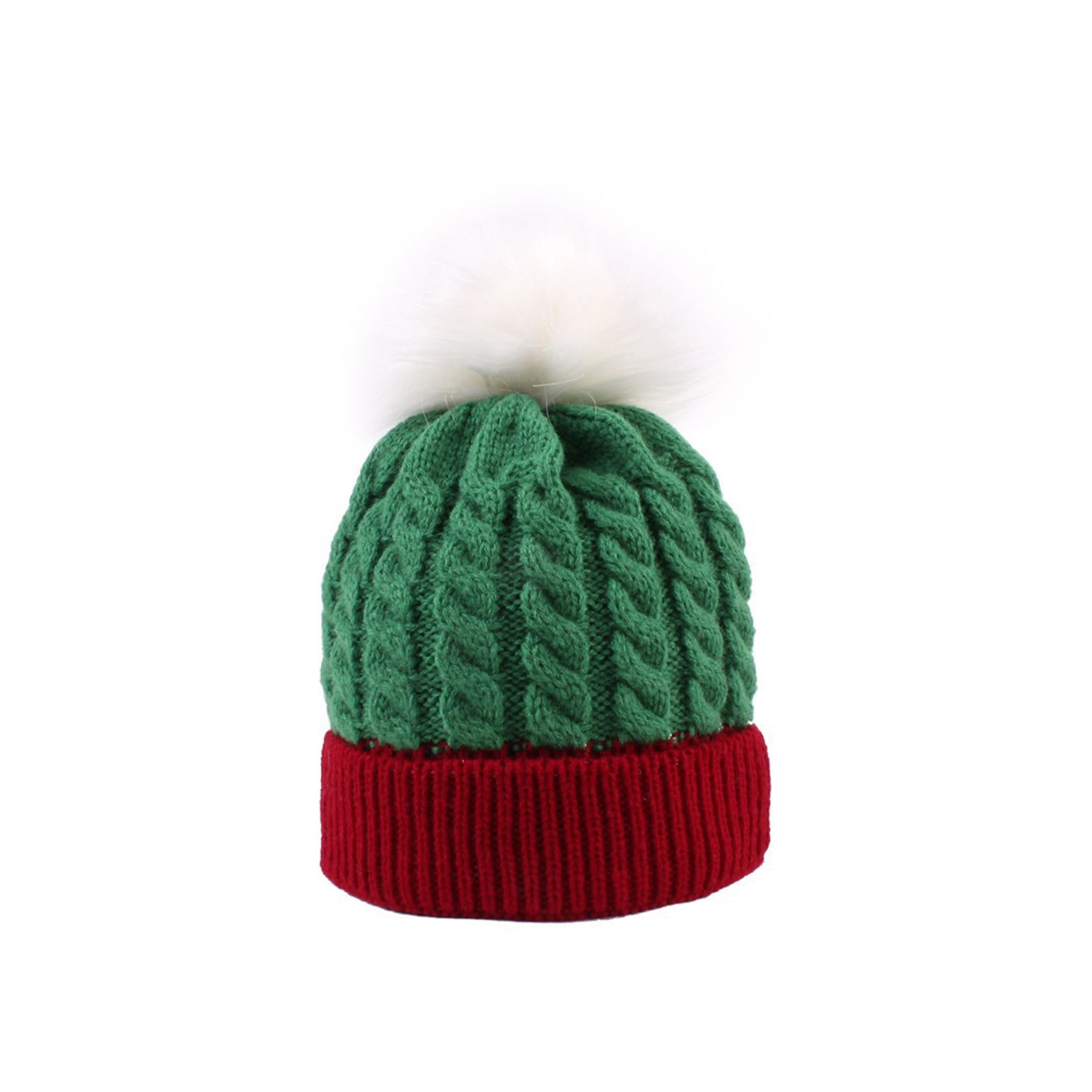 Tisoloow Soft Warm Fleece Lined Baby Winter Hat for Newborn Infant ...