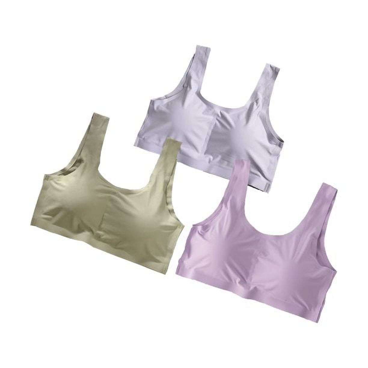 Tisoloow Sports Bra for Women U-back Sports Bra Seamless Comfortable ...