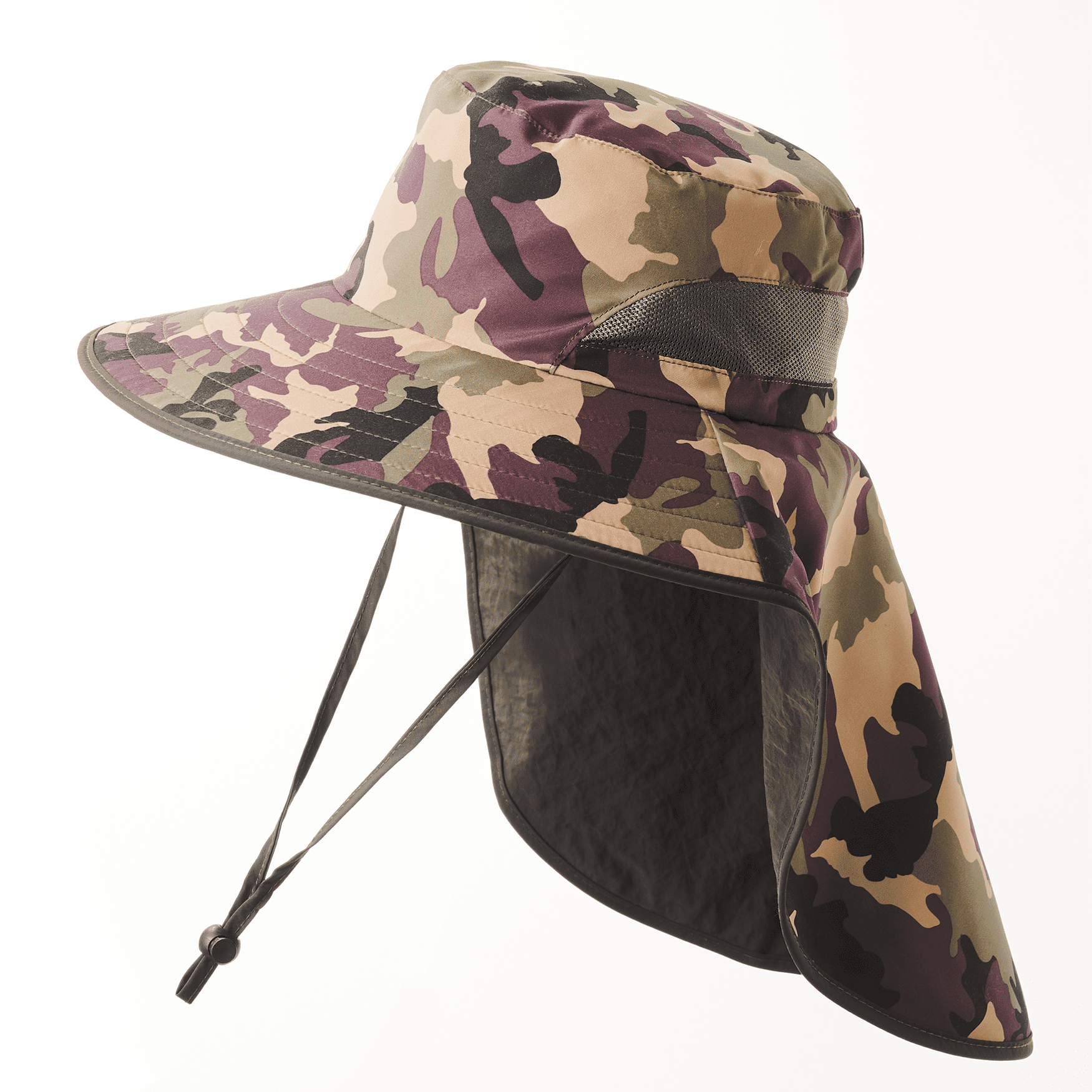 Tisoloow Womens Mens Sun Hat Outdoor Hiking Safari Hat for Men Sun ...