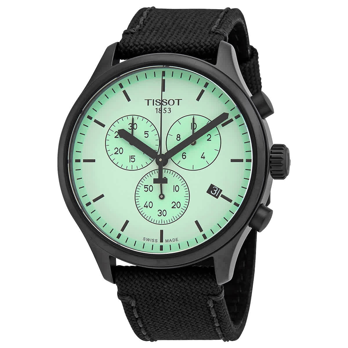 Tissot Chronograph Quartz Green Dial Men's Watch T116.617.37.091.00 ...
