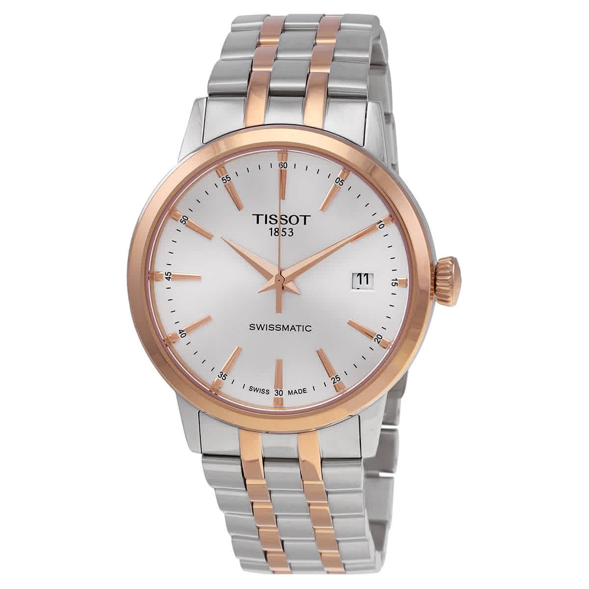 Tissot Classic Dream Swissmatic Silver Dial Men's Watch T129.407.22.031 ...