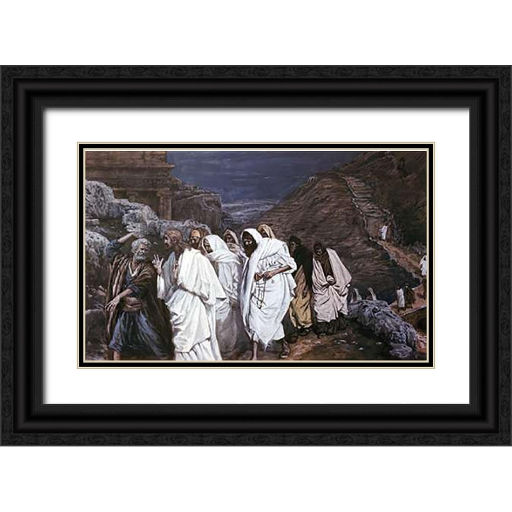 Tissot, James 14x10 Black Ornate Wood Framed with Double Matting Museum ...