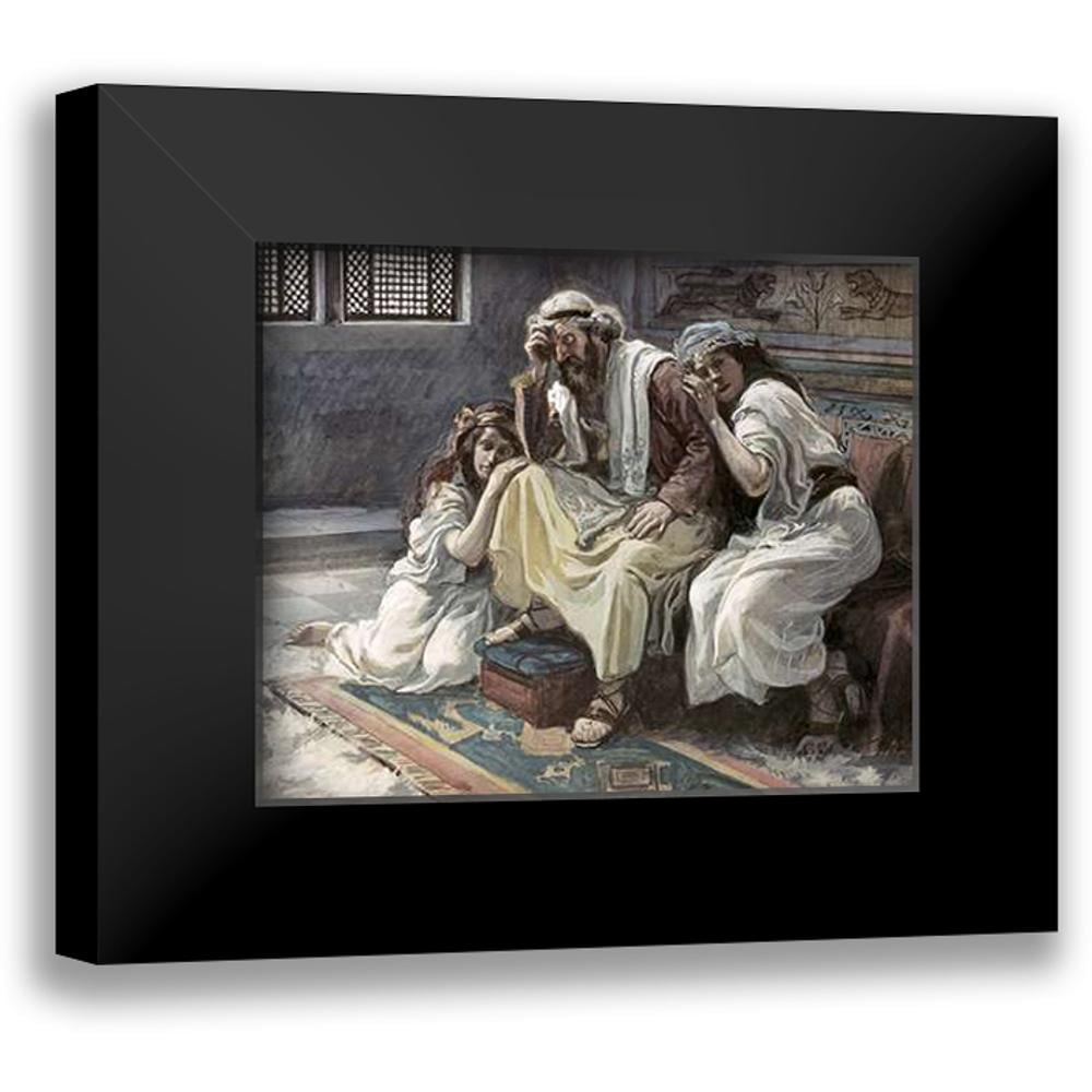 Tissot, James 14x12 Black Modern Framed Museum Art Print Titled - David ...