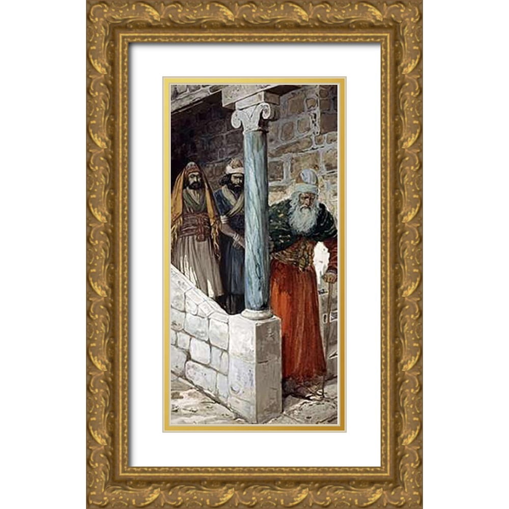 Tissot, James 14x24 Gold Ornate Wood Framed with Double Matting Museum ...