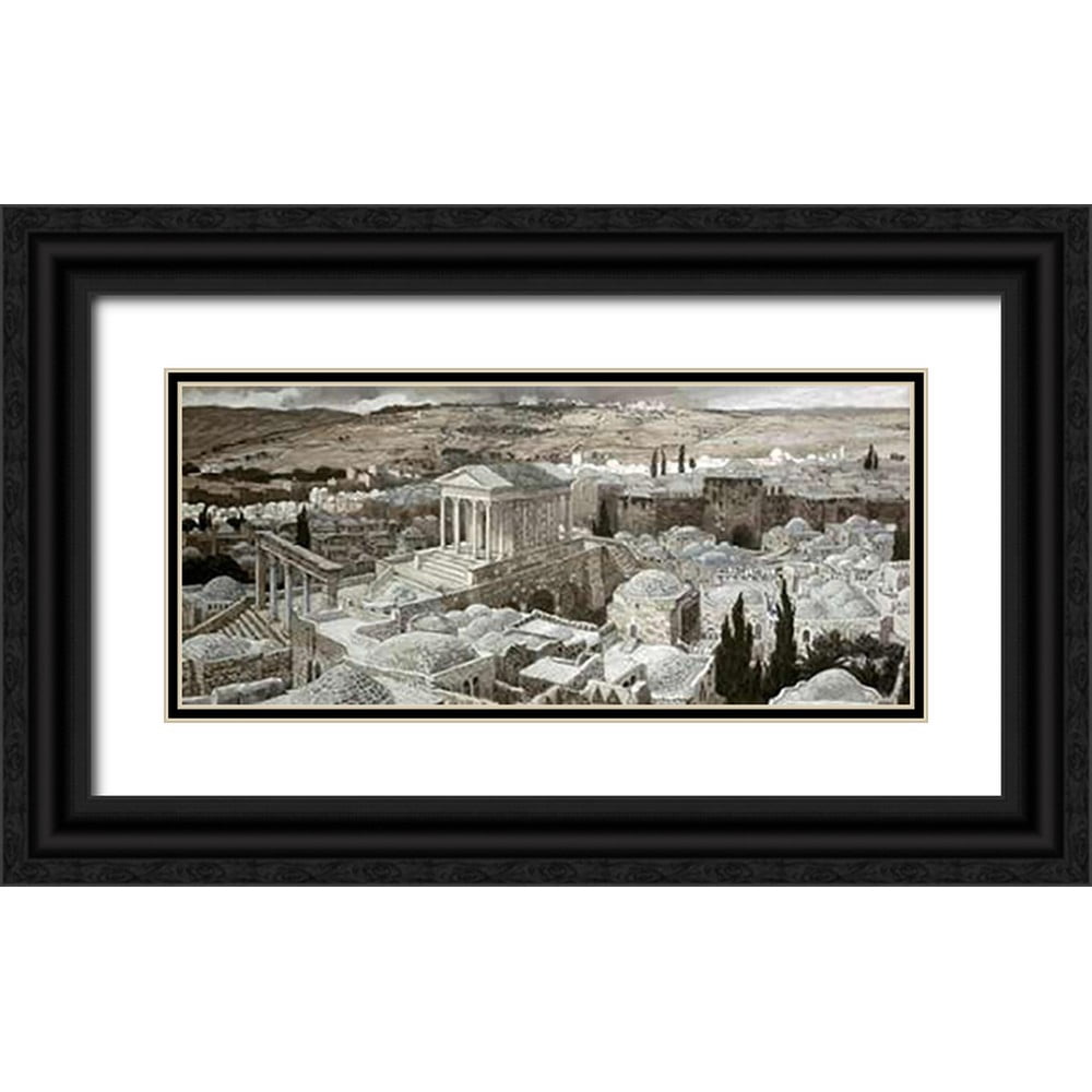 Tissot, James 14x8 Black Ornate Wood Framed with Double Matting Museum ...