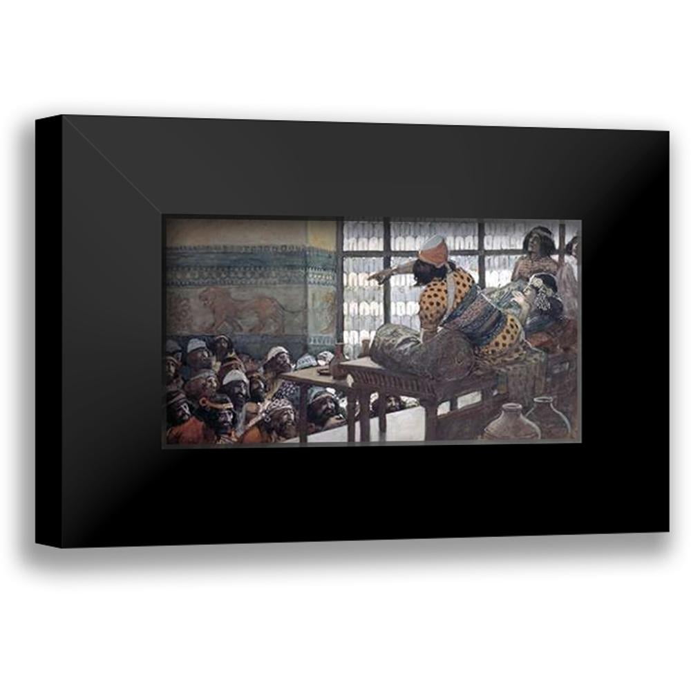 Tissot, James 14x9 Black Modern Framed Museum Art Print Titled - Feast ...