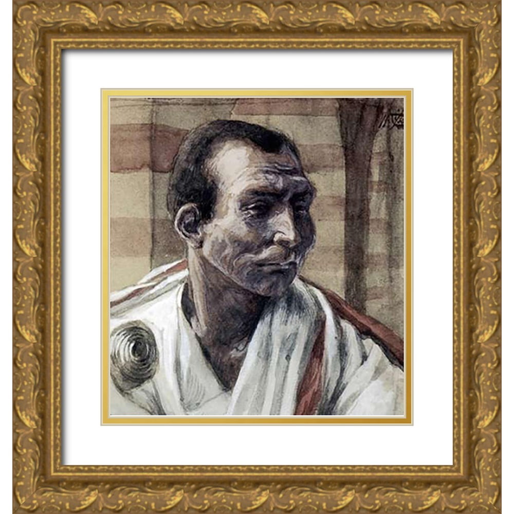 Tissot, James 15x16 Gold Ornate Wood Framed with Double Matting Museum ...