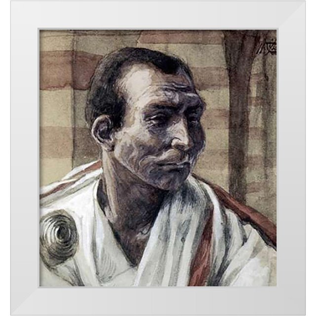 Tissot, James 15x16 White Modern Wood Framed Museum Art Print Titled ...