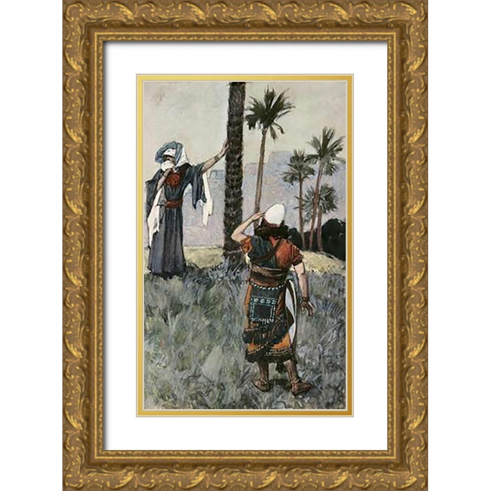Tissot, James 16x24 Gold Ornate Wood Framed with Double Matting Museum ...