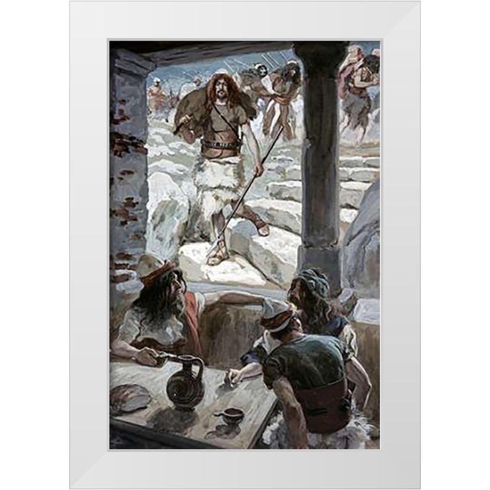 Tissot, James 17x24 White Modern Wood Framed Museum Art Print Titled ...