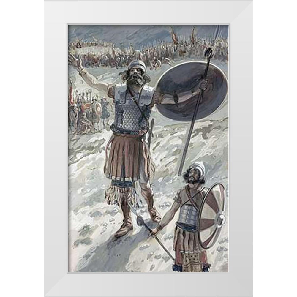 Tissot, James 17x24 White Modern Wood Framed Museum Art Print Titled ...