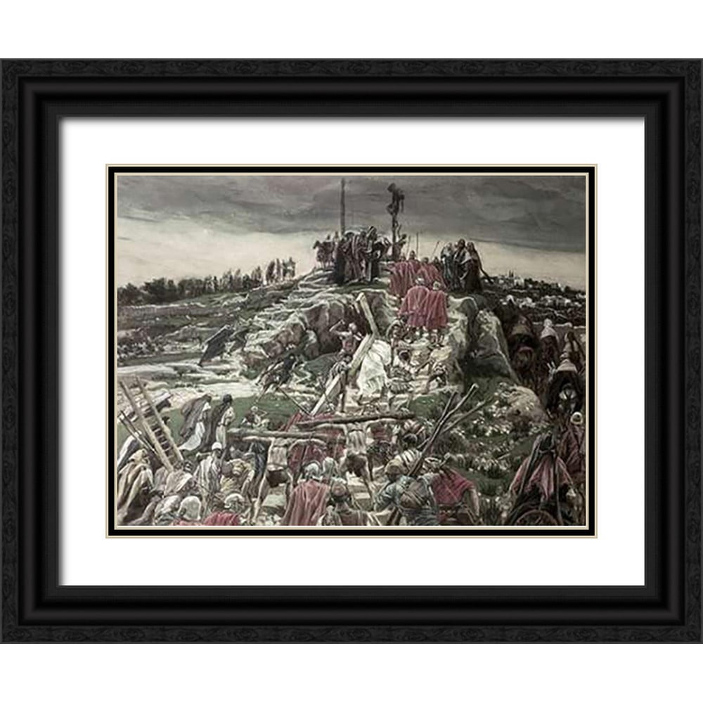Tissot, James 18x14 Black Ornate Wood Framed with Double Matting Museum ...