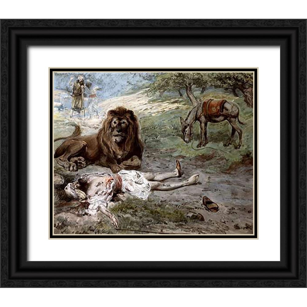 Tissot, James 18x15 Black Ornate Wood Framed with Double Matting Museum ...