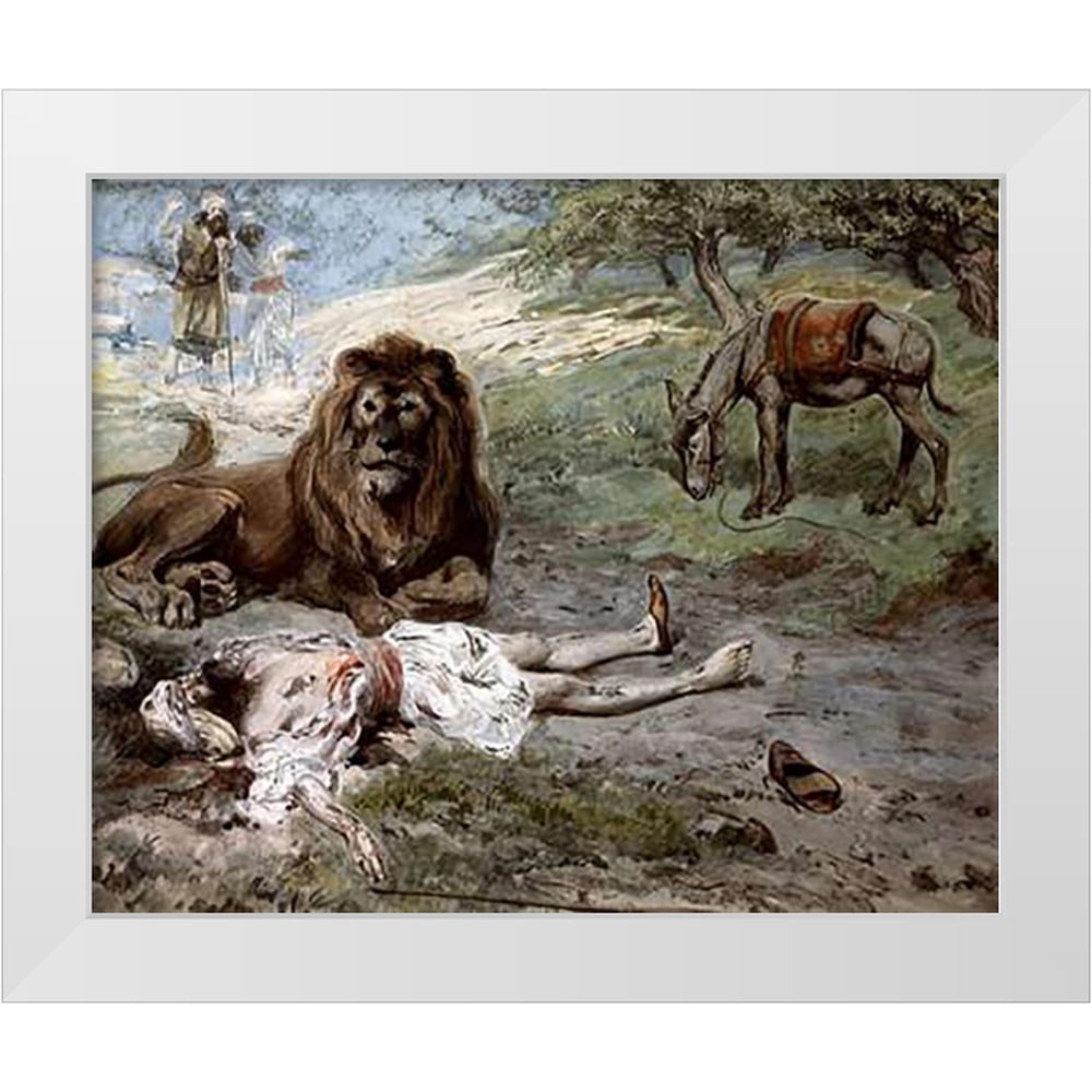 Tissot, James 18x15 White Modern Wood Framed Museum Art Print Titled ...