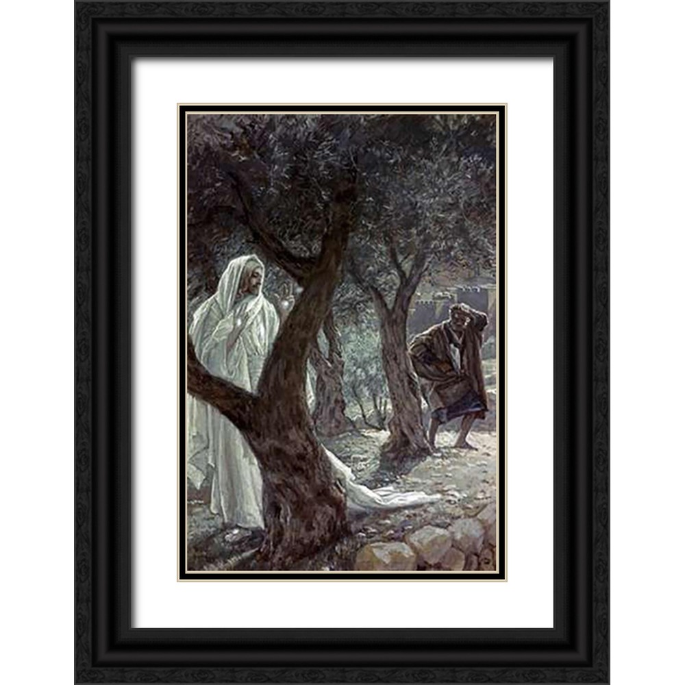 Tissot, James 18x24 Black Ornate Wood Framed with Double Matting Museum ...
