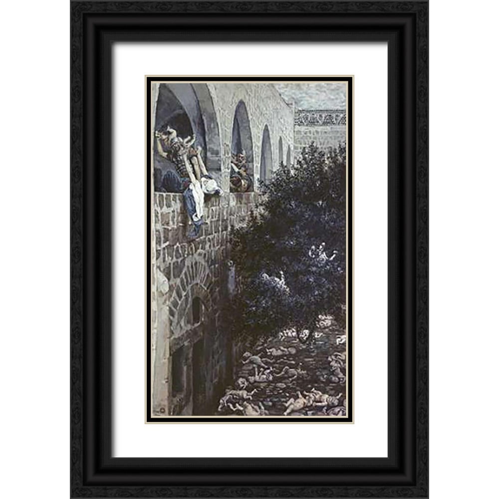 Tissot, James 20x32 Black Ornate Wood Framed with Double Matting Museum ...