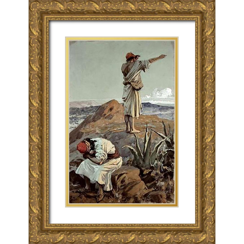 Tissot, James 22x32 Gold Ornate Wood Framed with Double Matting Museum ...