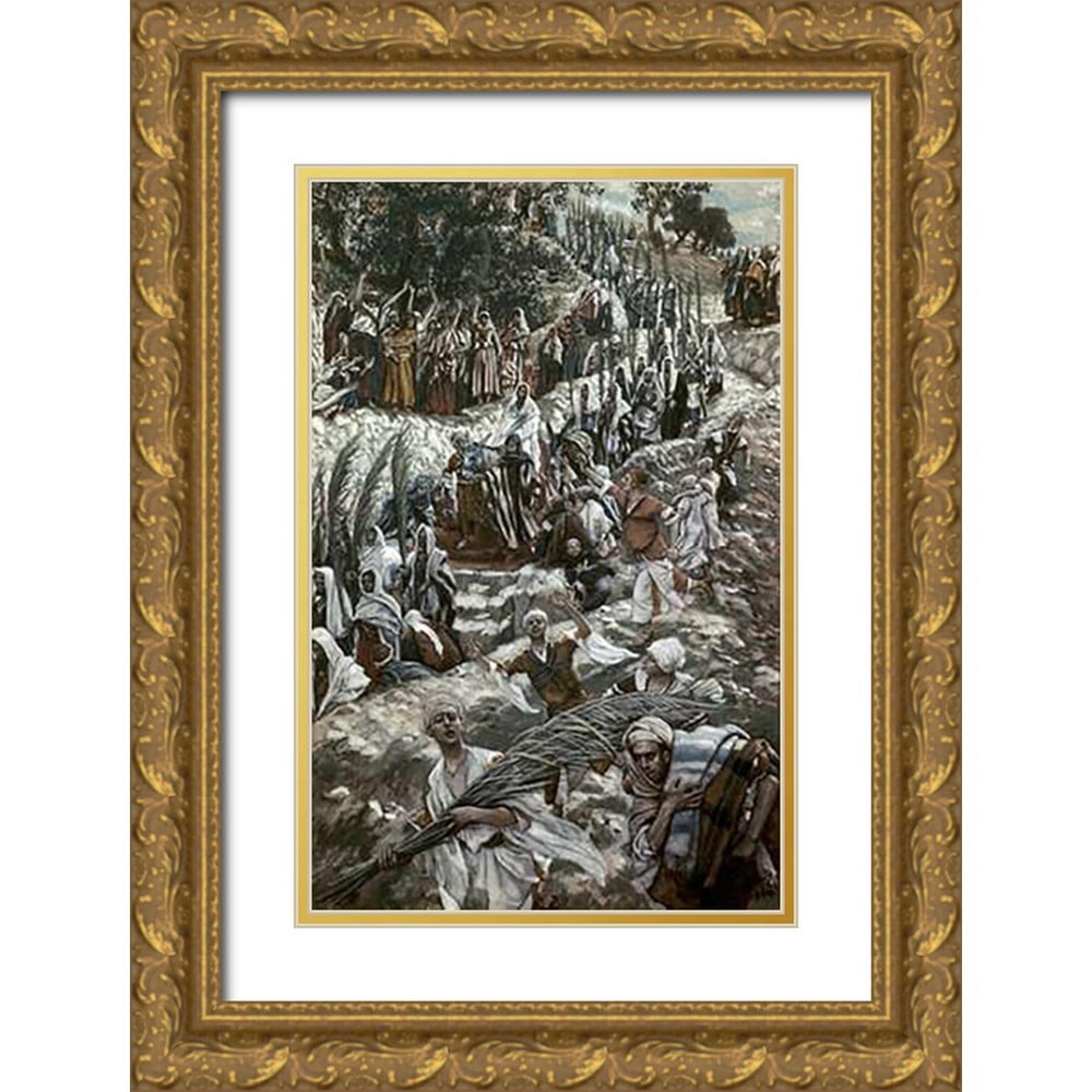 Tissot, James 22x32 Gold Ornate Wood Framed with Double Matting Museum ...