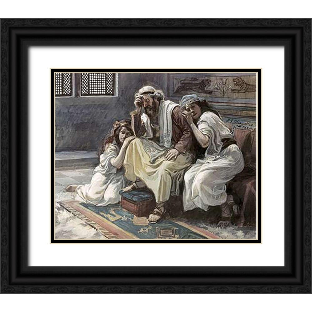 Tissot, James 23x20 Black Ornate Wood Framed with Double Matting Museum ...