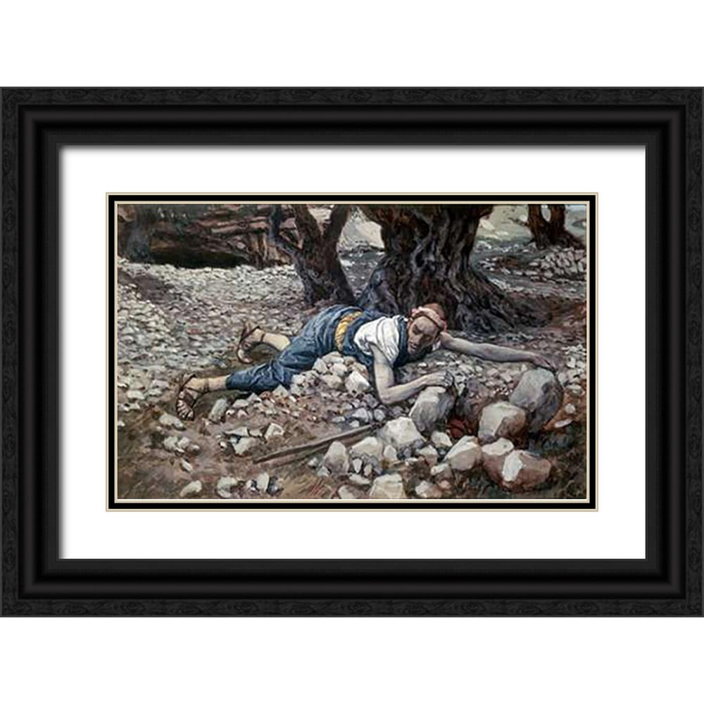 Tissot, James 24x17 Black Ornate Wood Framed with Double Matting Museum ...
