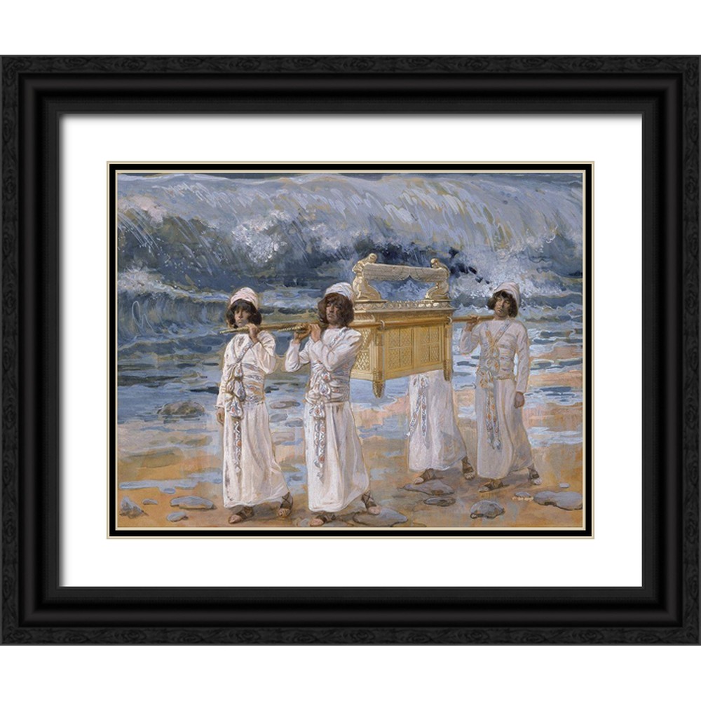 Tissot, James 24x19 Black Ornate Wood Framed with Double Matting Museum ...