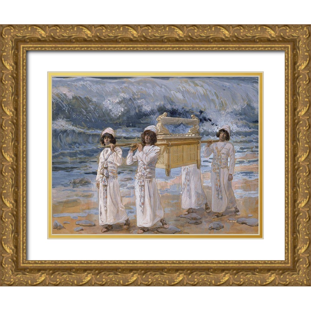 Tissot, James 24x19 Gold Ornate Wood Framed with Double Matting Museum ...