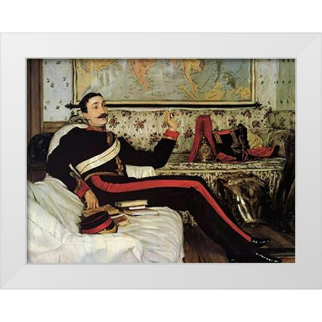 Tissot, James 24x19 White Modern Wood Framed Museum Art Print Titled ...