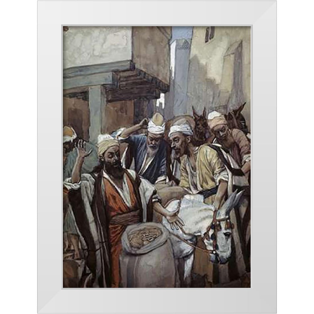 Tissot, James 24x32 White Modern Wood Framed Museum Art Print Titled ...