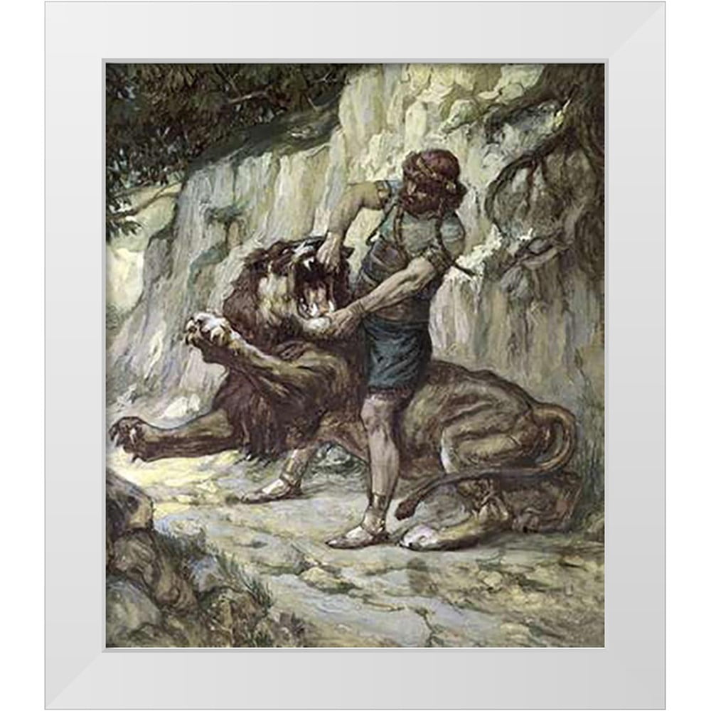 Tissot, James 26x30 White Modern Wood Framed Museum Art Print Titled ...