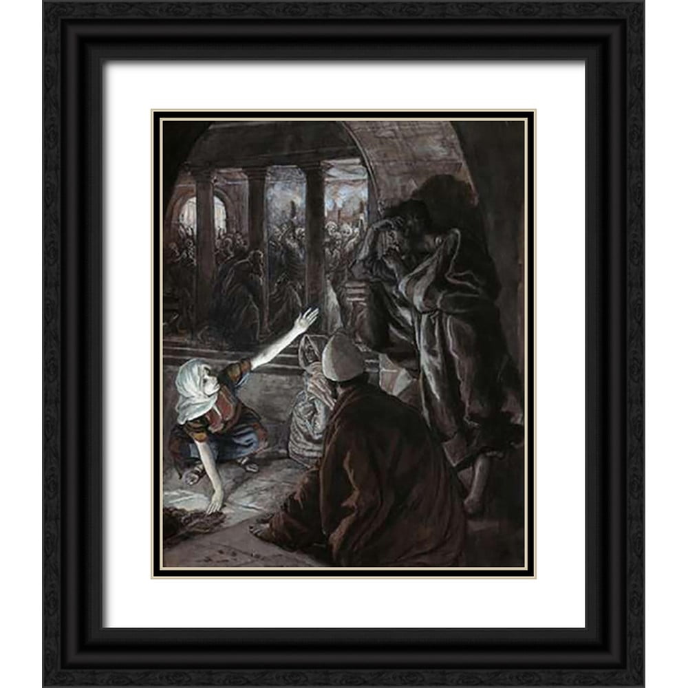 Tissot, James 26x31 Black Ornate Wood Framed with Double Matting Museum ...