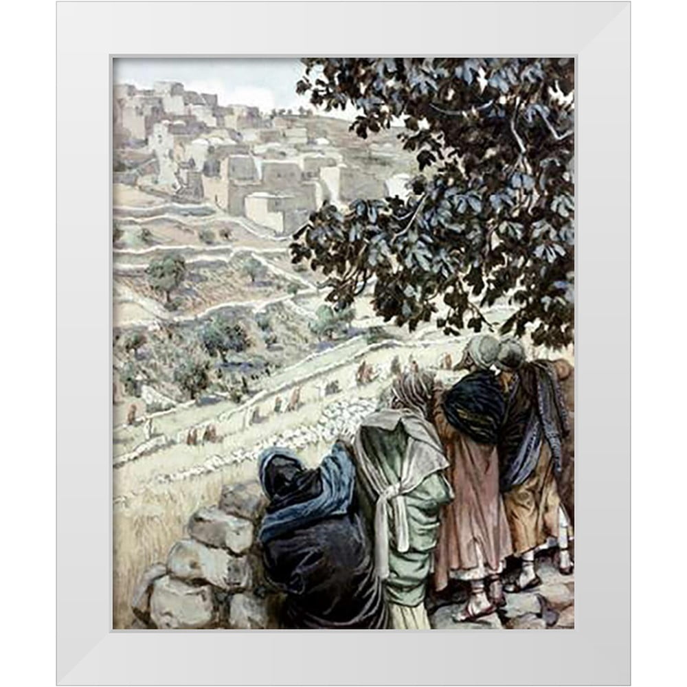 Tissot, James 26x31 White Modern Wood Framed Museum Art Print Titled ...