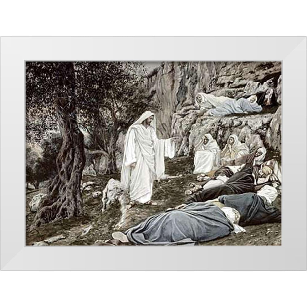 Tissot, James 32x24 White Modern Wood Framed Museum Art Print Titled ...