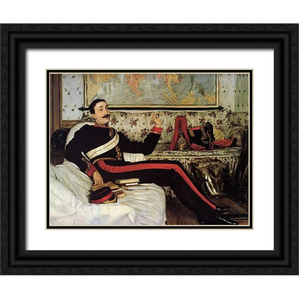 Tissot, James 32x25 Black Ornate Wood Framed with Double Matting Museum ...