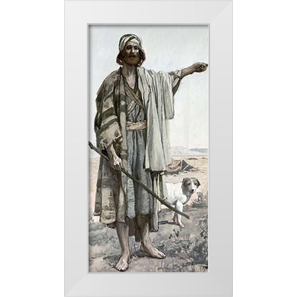 Tissot, James 9x14 White Modern Wood Framed Museum Art Print Titled - Amos - Walmart.com