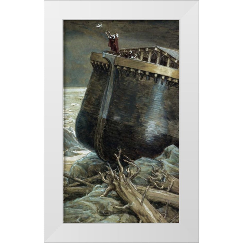 Tissot, James Jacques 10x14 White Modern Wood Framed Museum Art Print ...