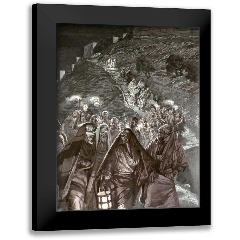 Tissot, James Jacques 12x14 Black Modern Framed Museum Art Print Titled ...