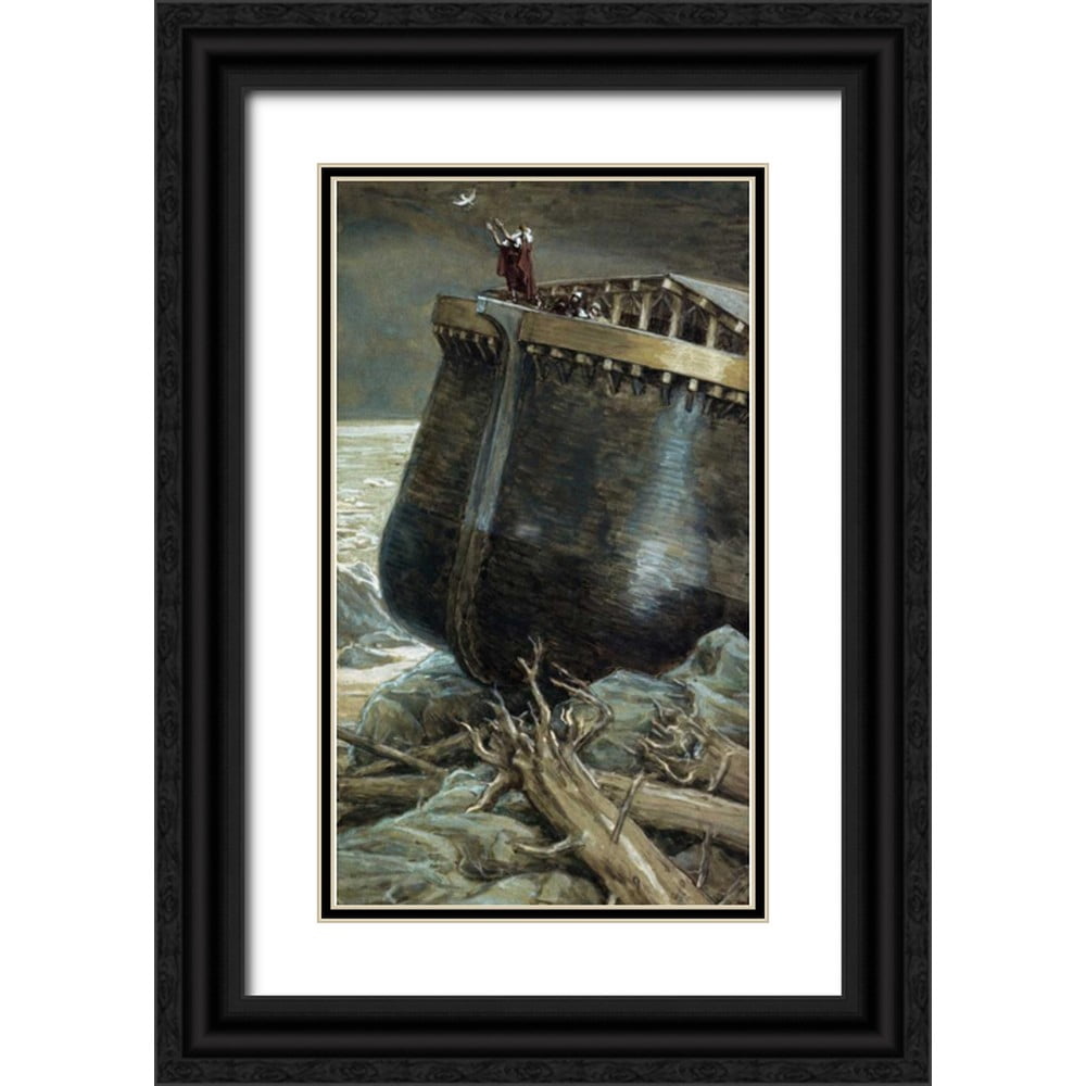 Tissot, James Jacques 12x18 Black Ornate Wood Framed with Double ...