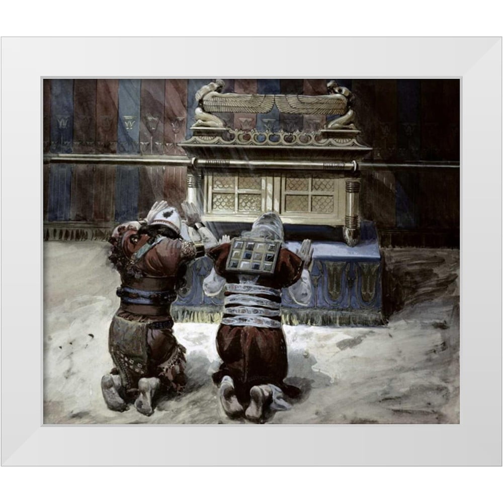 Tissot, James Jacques 23x20 White Modern Wood Framed Museum Art Print ...