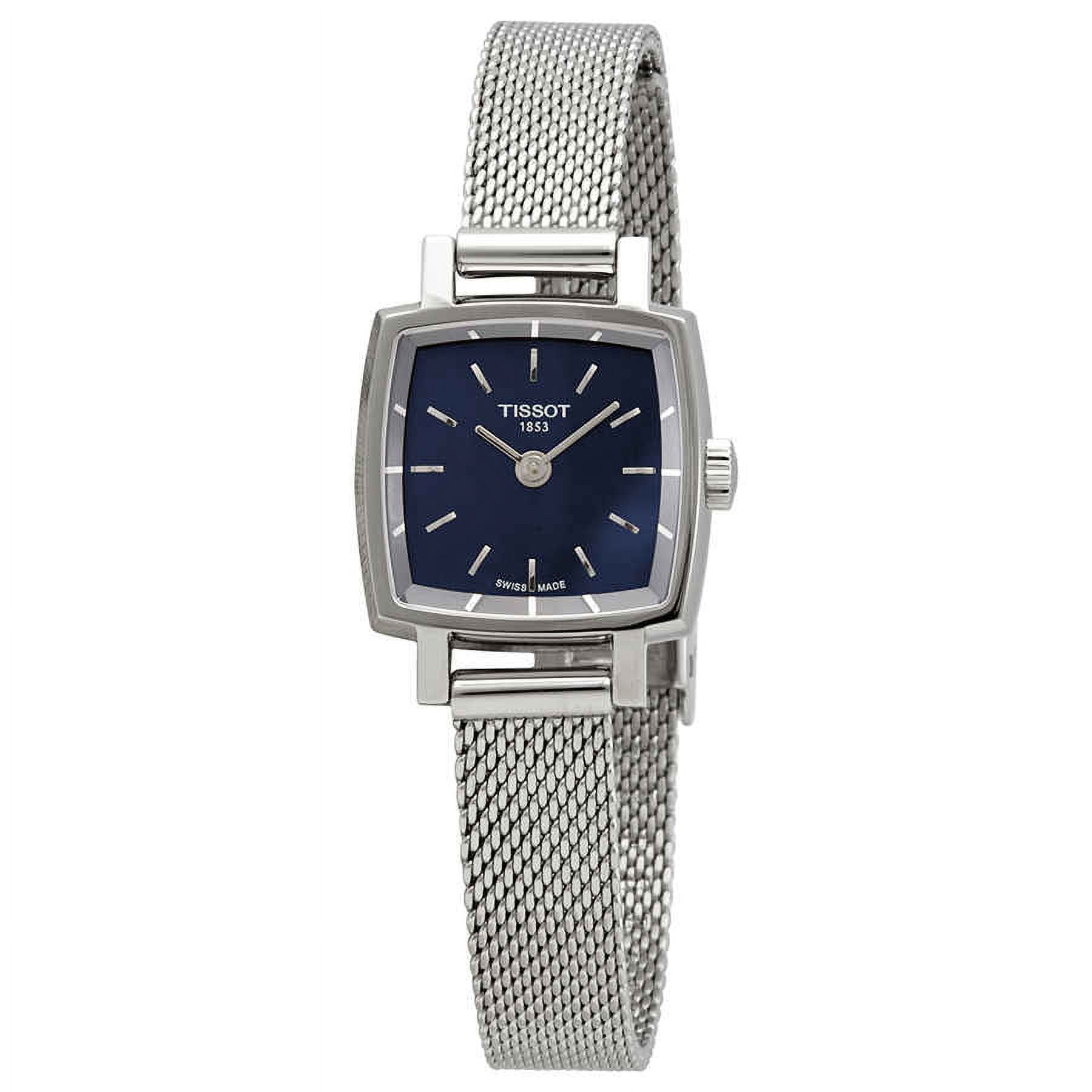 Tissot Lovely Square Women's Blue Dial Swiss Quartz Watch T058.109.11 ...