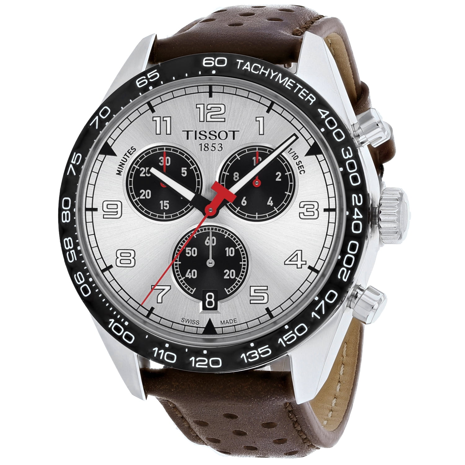 Tissot T-Sport Men's Chronograph Quartz Watch, Silver Dial, T131.617.16 ...