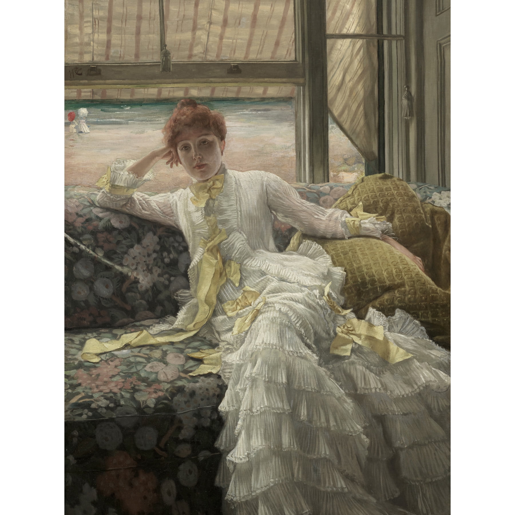 Tissot Seaside July Specimen Portrait Extra Large XL Wall Art Poster ...