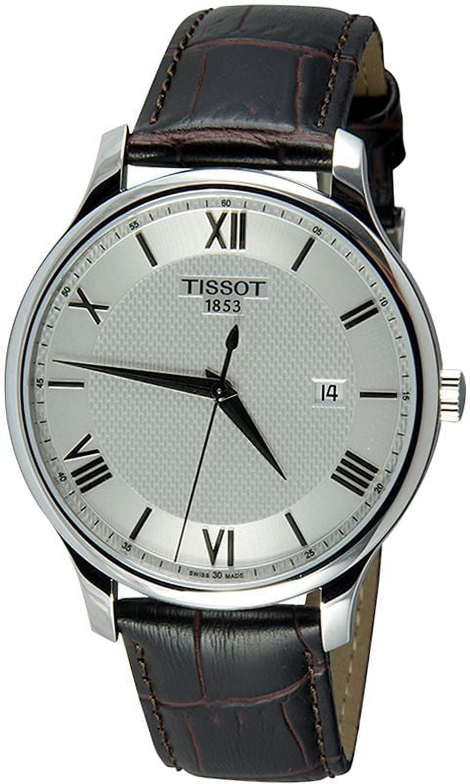 Tissot Tradition Quartz Movement Silver Dial Men's Watch T0636101603800 ...