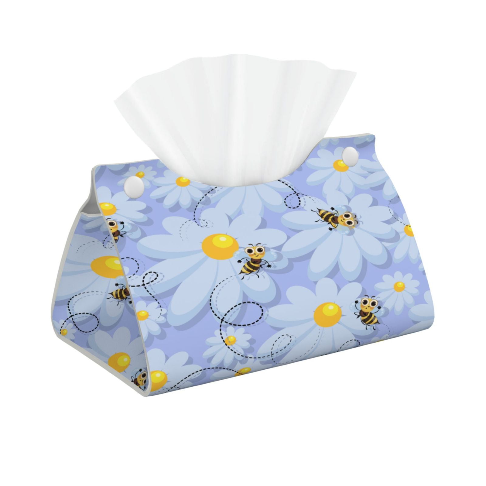 Tissue Box Cove Pvc Leather Rectangular Tissue Box Case Organizer ...