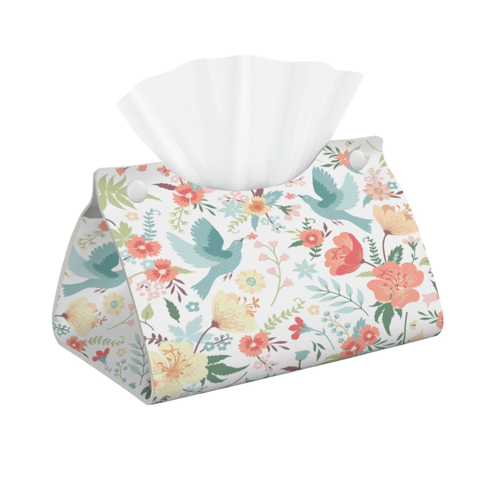 Tissue Box Cove Pvc Leather Rectangular Tissue Box Case Organizer ...