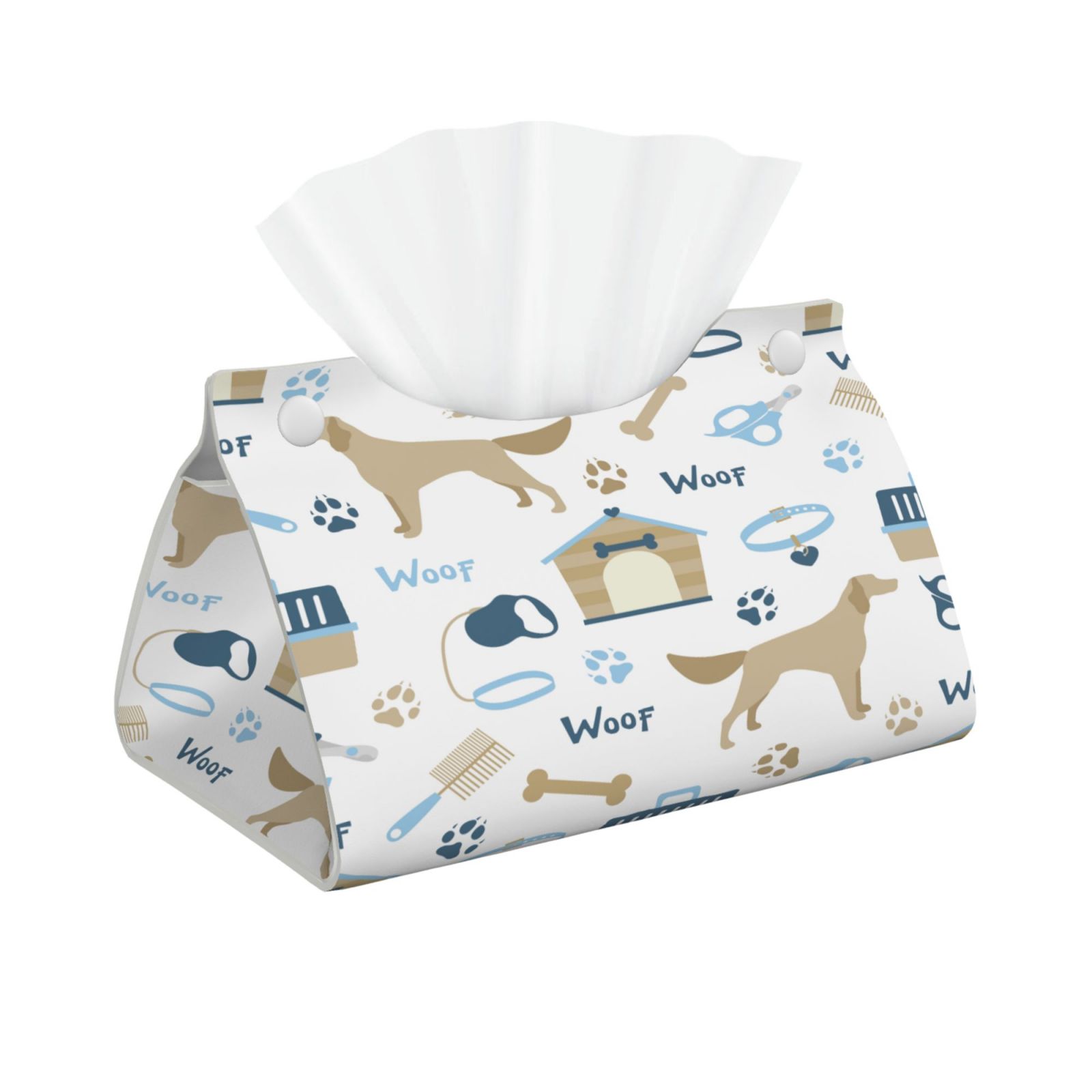 Tissue Box Cove Pvc Leather Rectangular Tissue Box Case Organizer ...