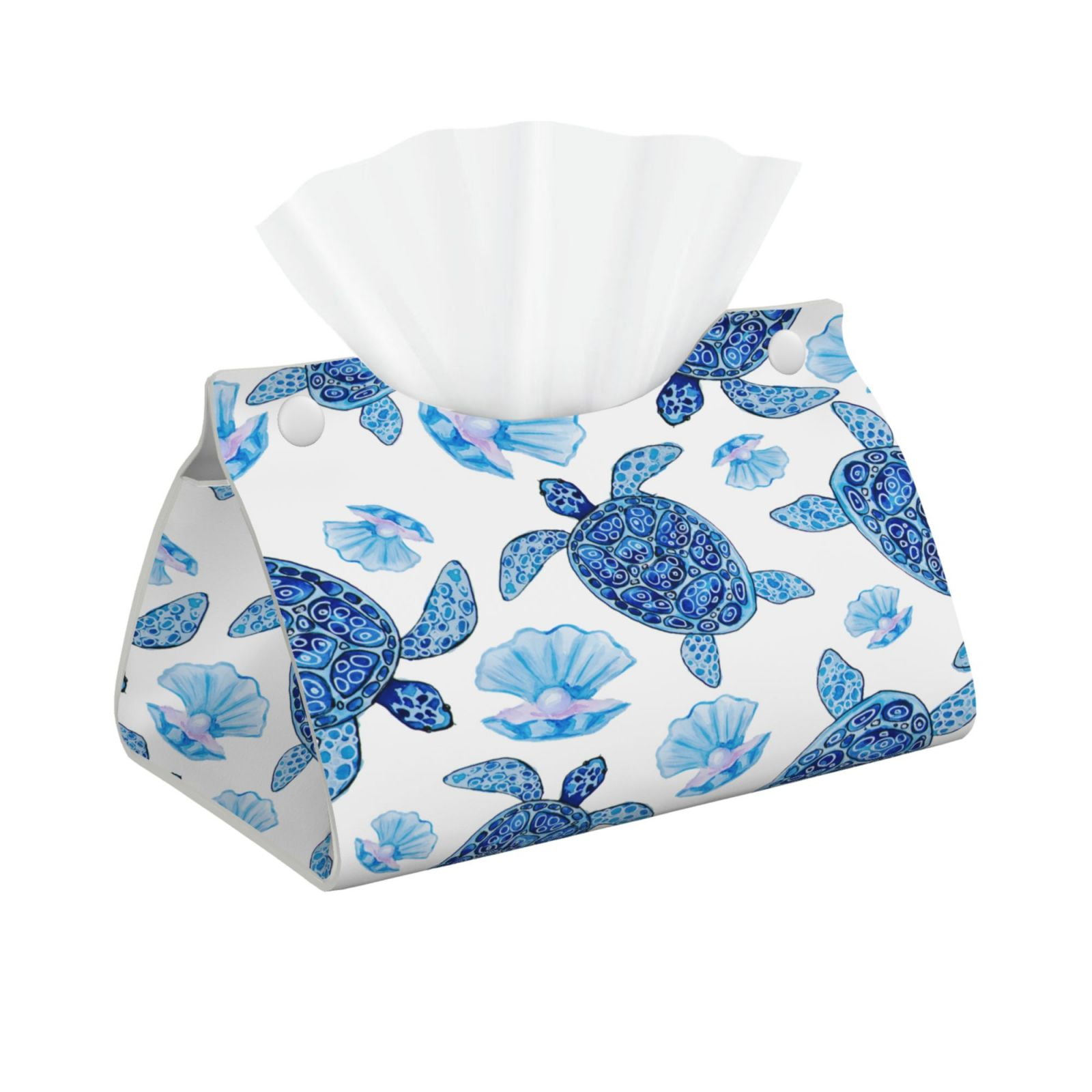 Tissue Box Cove Pvc Leather Rectangular Tissue Box Case Organizer Holder For Livingroom Office ...