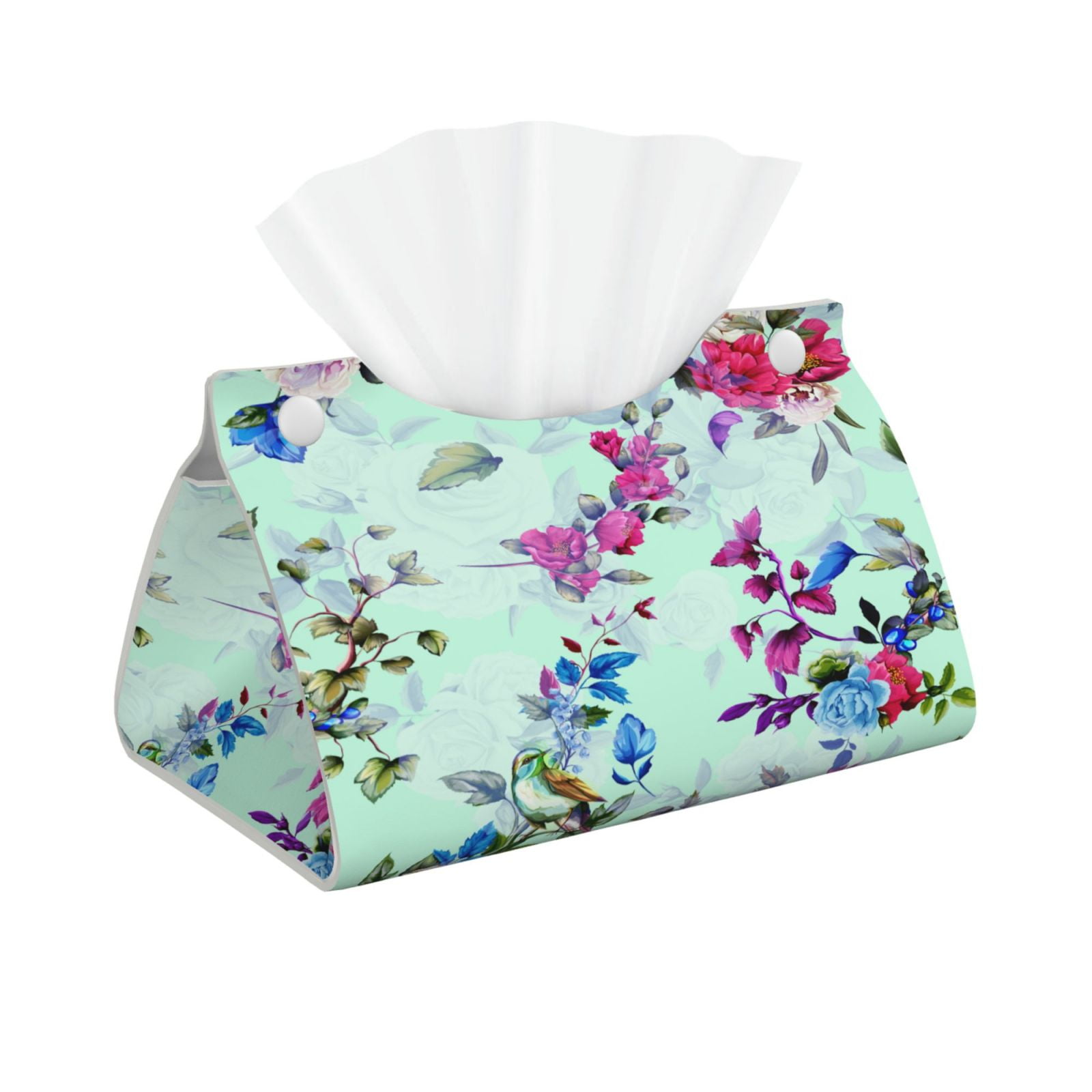 Tissue Box Cove Pvc Leather Rectangular Tissue Box Case Organizer ...