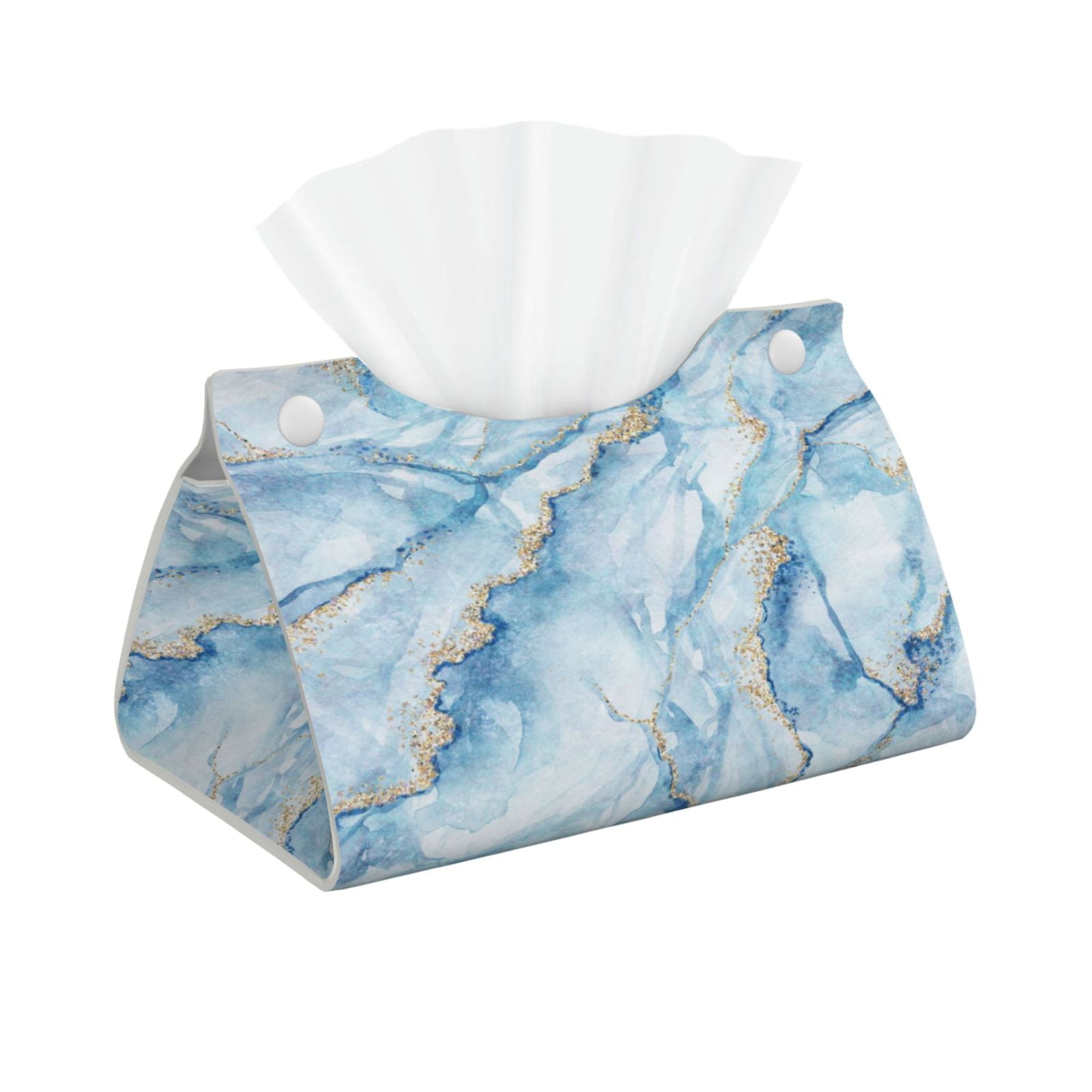 Tissue Box Cove Pvc Leather Rectangular Tissue Box Case Organizer ...