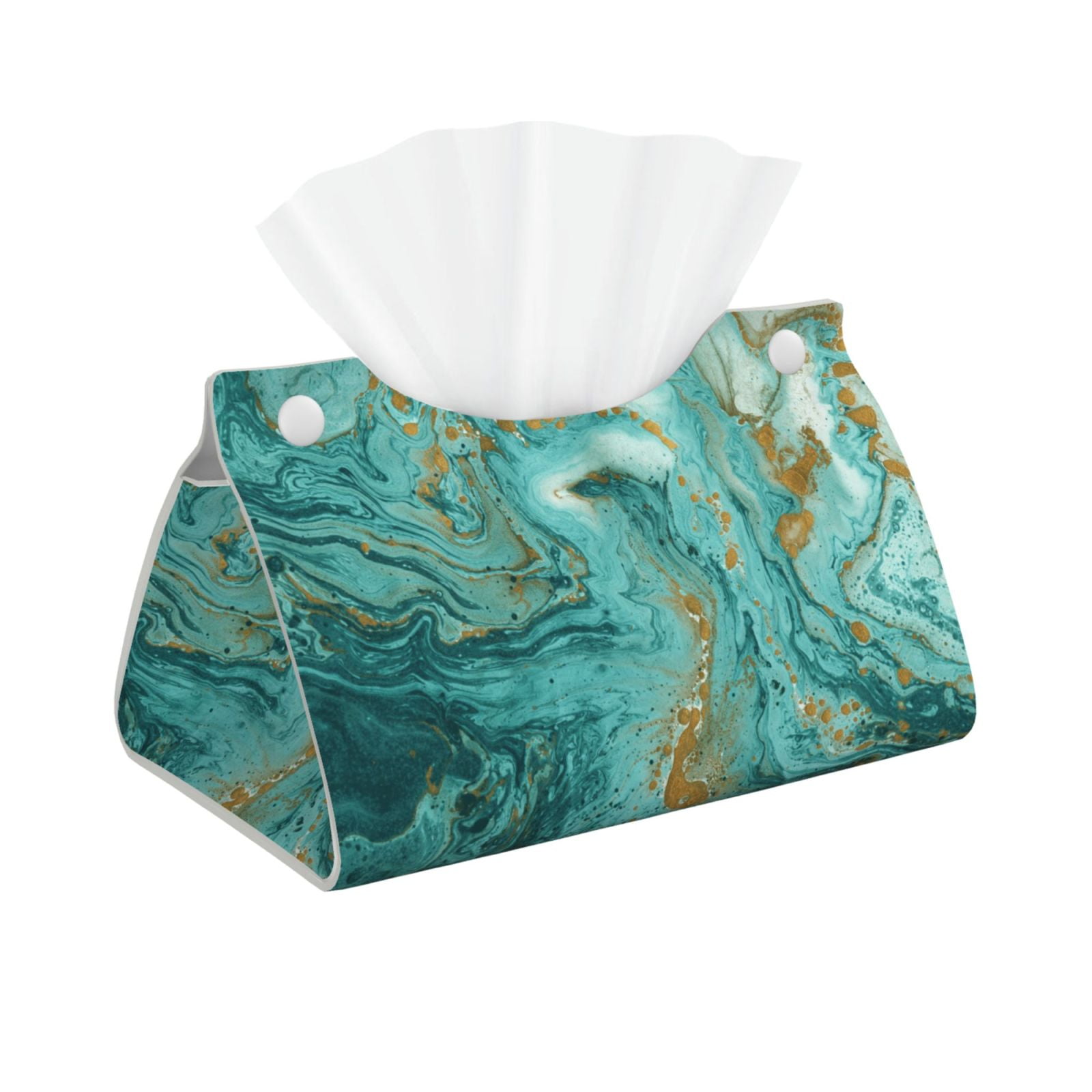 Tissue Box Cove Pvc Leather Rectangular Tissue Box Case Organizer ...
