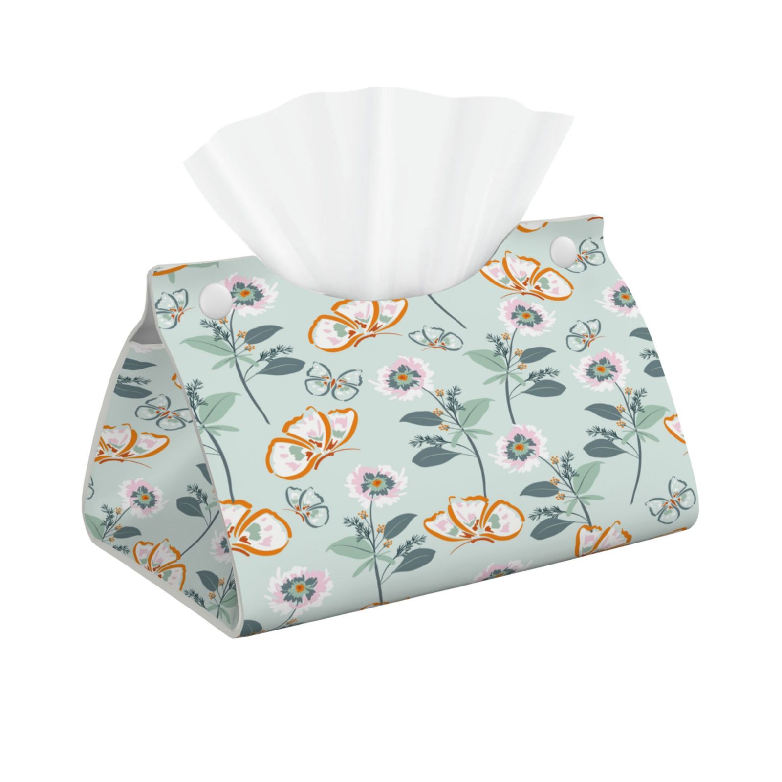 Tissue Box Cove Pvc Leather Rectangular Tissue Box Case Organizer ...